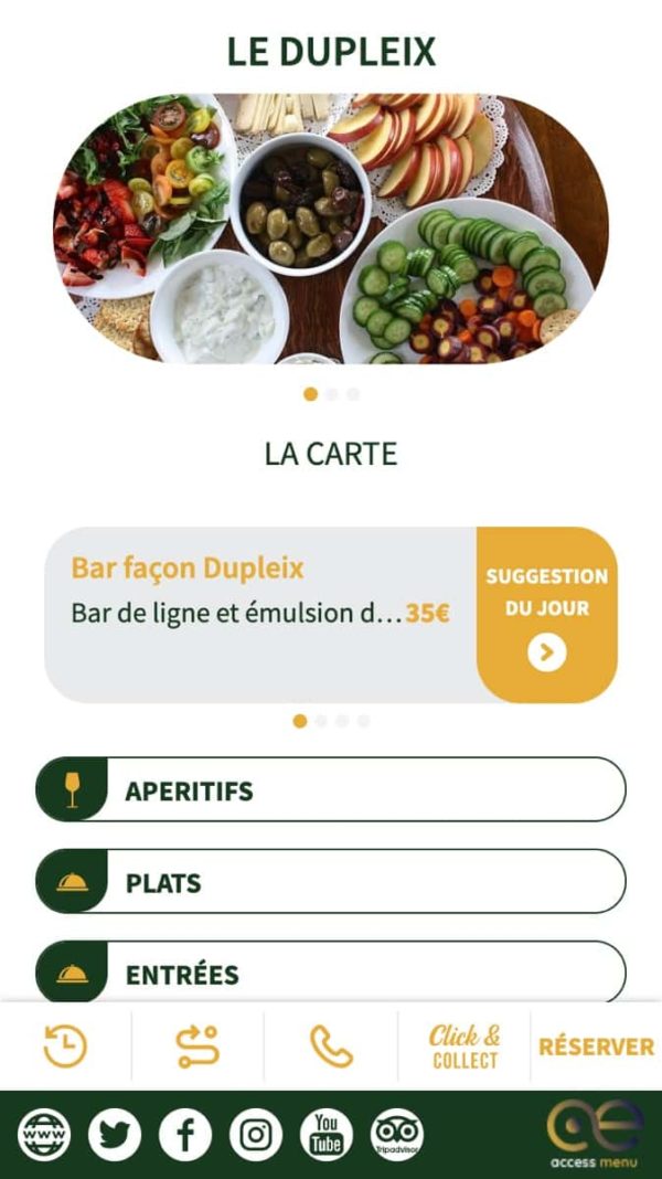 ACCESS Menu – Solutions 100% sans contact dédiées à la restauration