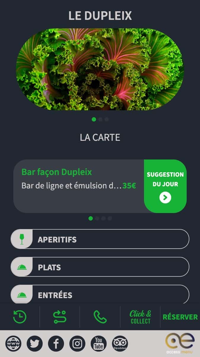 ACCESS Menu – Solutions 100% sans contact dédiées à la restauration