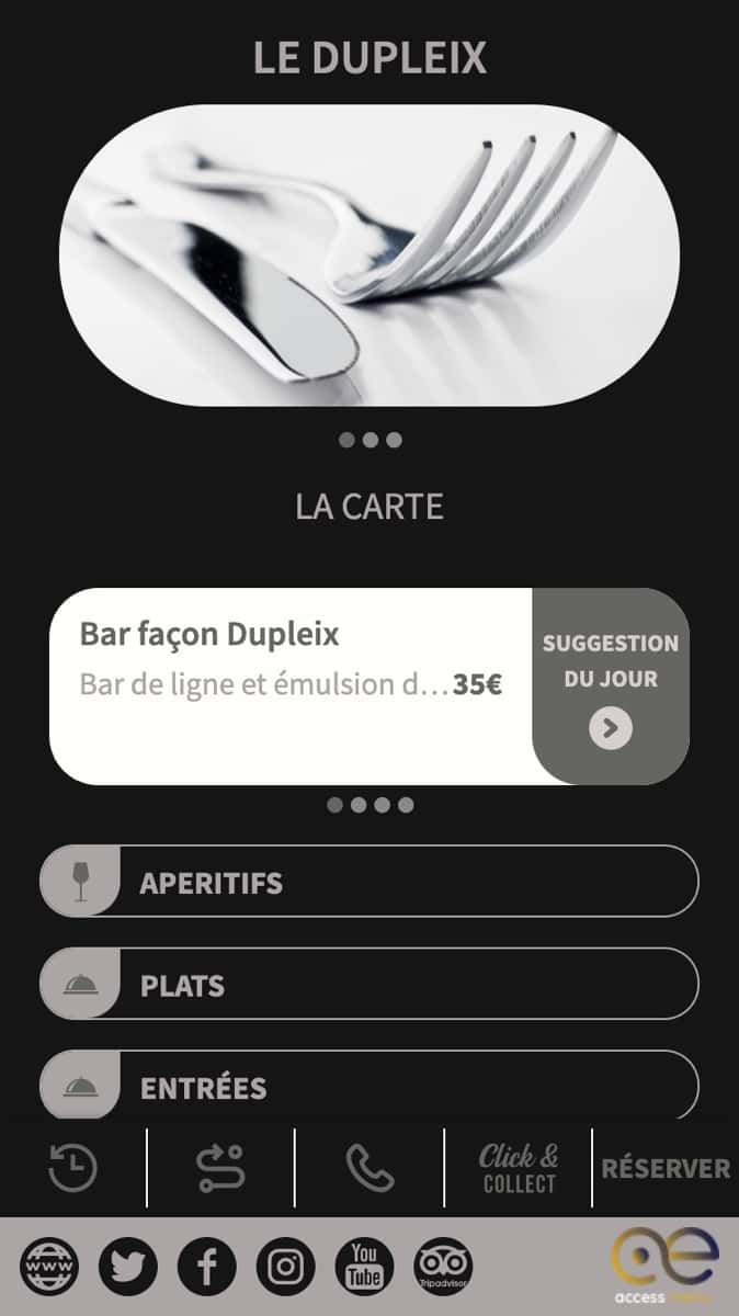 ACCESS Menu – Solutions 100% sans contact dédiées à la restauration