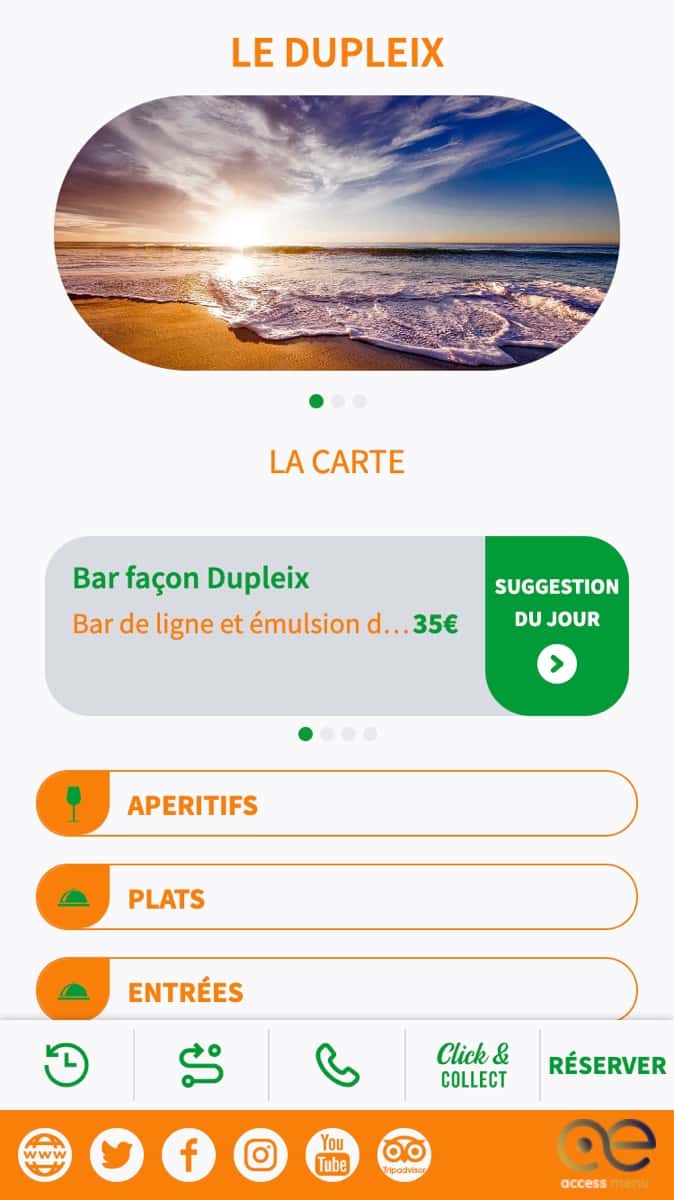 ACCESS Menu – Solutions 100% sans contact dédiées à la restauration