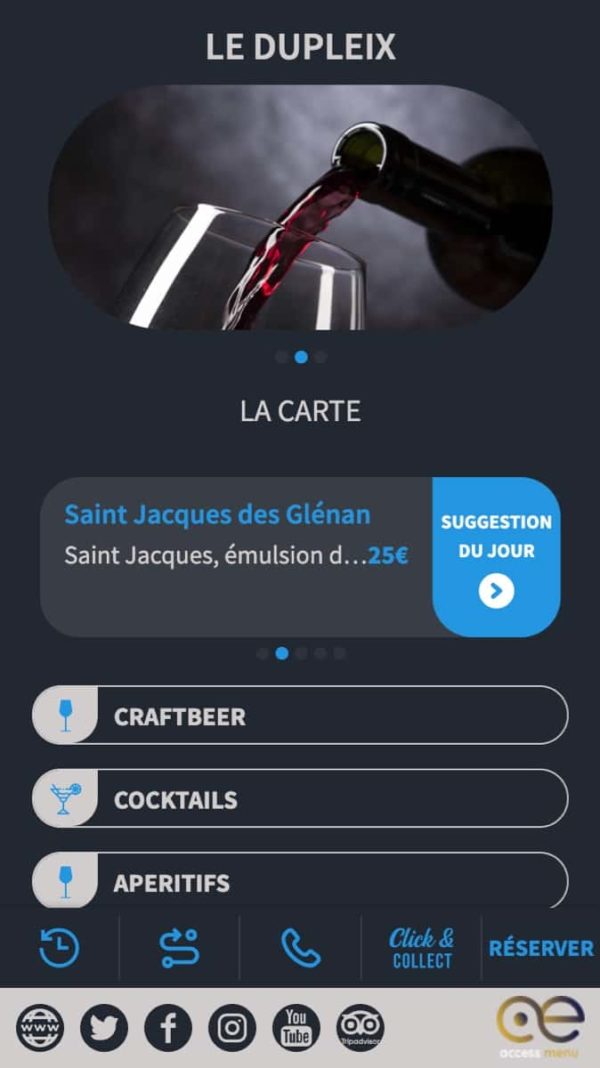 ACCESS Menu – Solutions 100% sans contact dédiées à la restauration