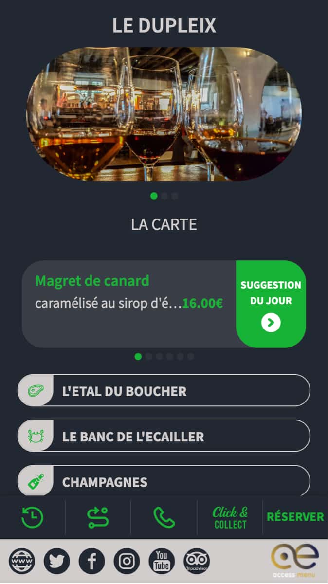 Accueil - ACCESS Menu