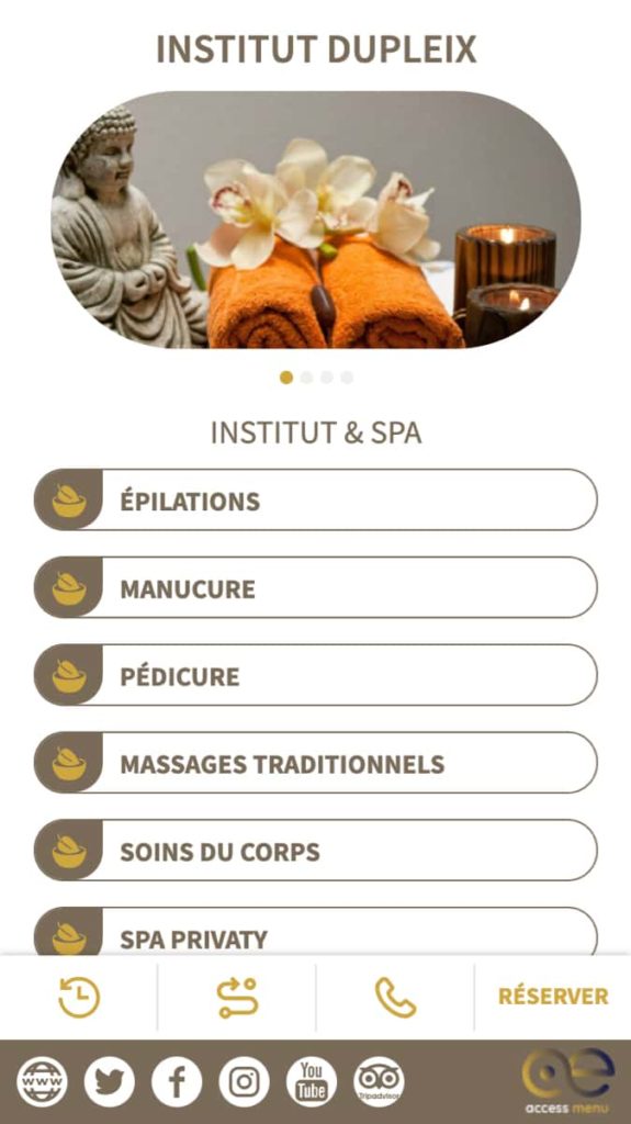 Accueil - ACCESS Menu