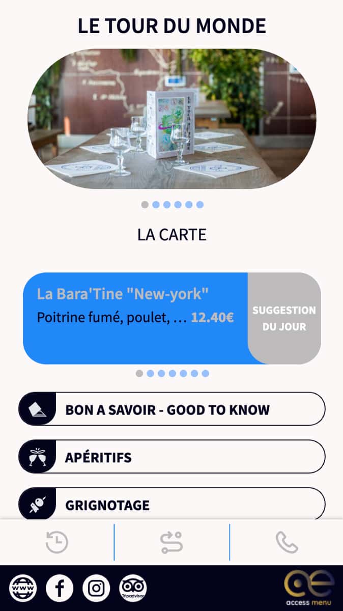 Accueil - ACCESS Menu
